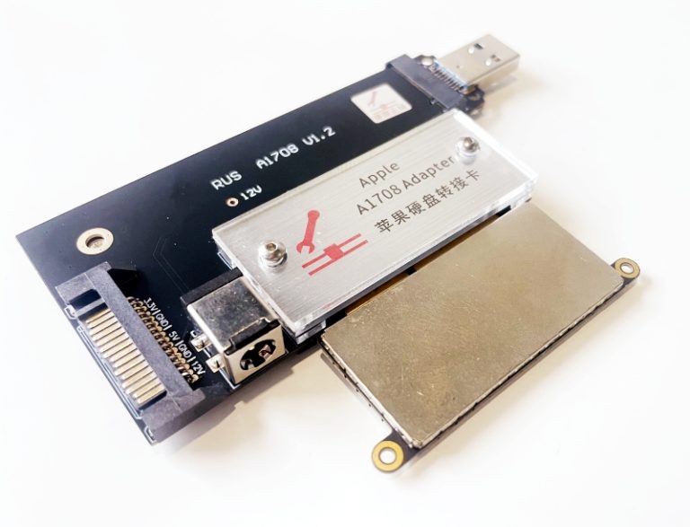 MacBook Pro A1708 PCIe SSD Recovery Adapter Smart P3